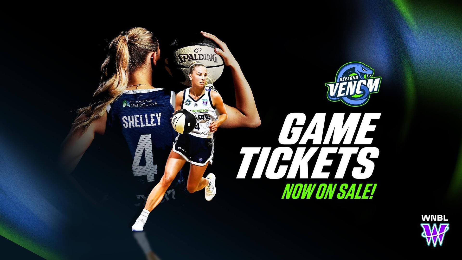 Event details for Geelong Venom V Townsville Fire, including venue ...