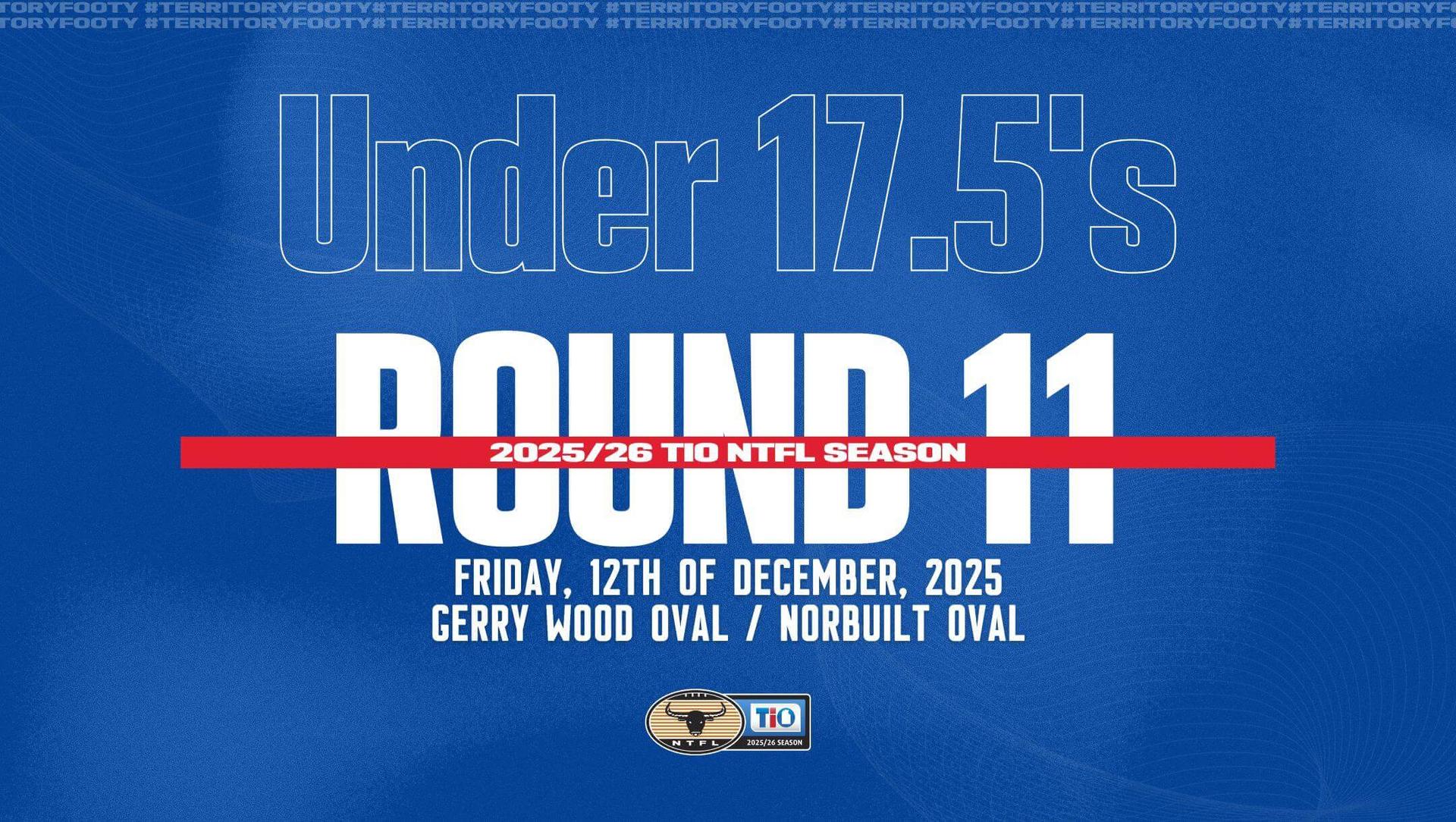 Event details for Round 11: 2025/26 TIO NTFL Season (Friday, the 12th ...